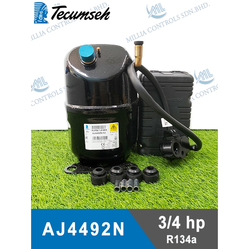 FRANCE TECUMSEH COMPRESSOR - AJ4492N / R134a / 3/4 HP ( Replacement ...