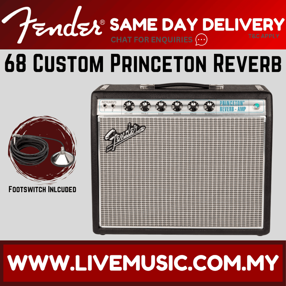 Fender Vintage Modified 68 Custom Princeton Reverb Guitar Tube ...