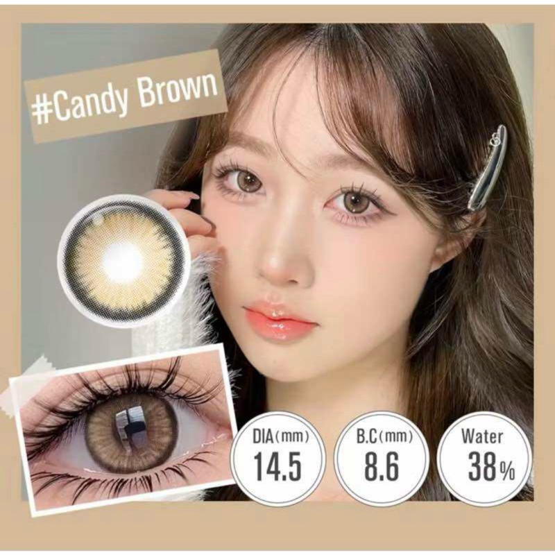 ORIGINAL 💯 MAGISTER CANDY BROWN SOFLENS 14.5MM | Shopee Malaysia