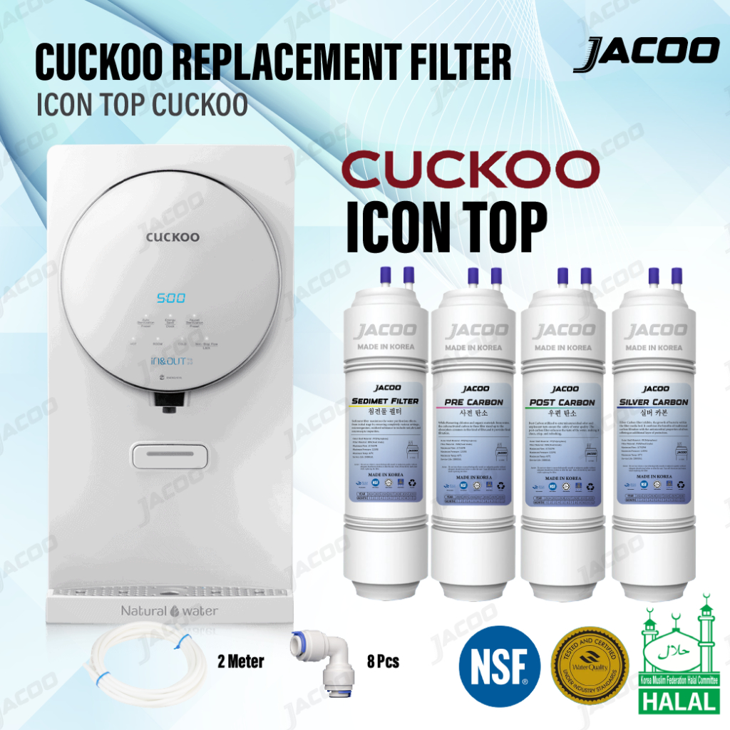 CUCKOO Icon Top JACOO HALAL FILTER REPLACEMENT JACOO Korean Filter with ...
