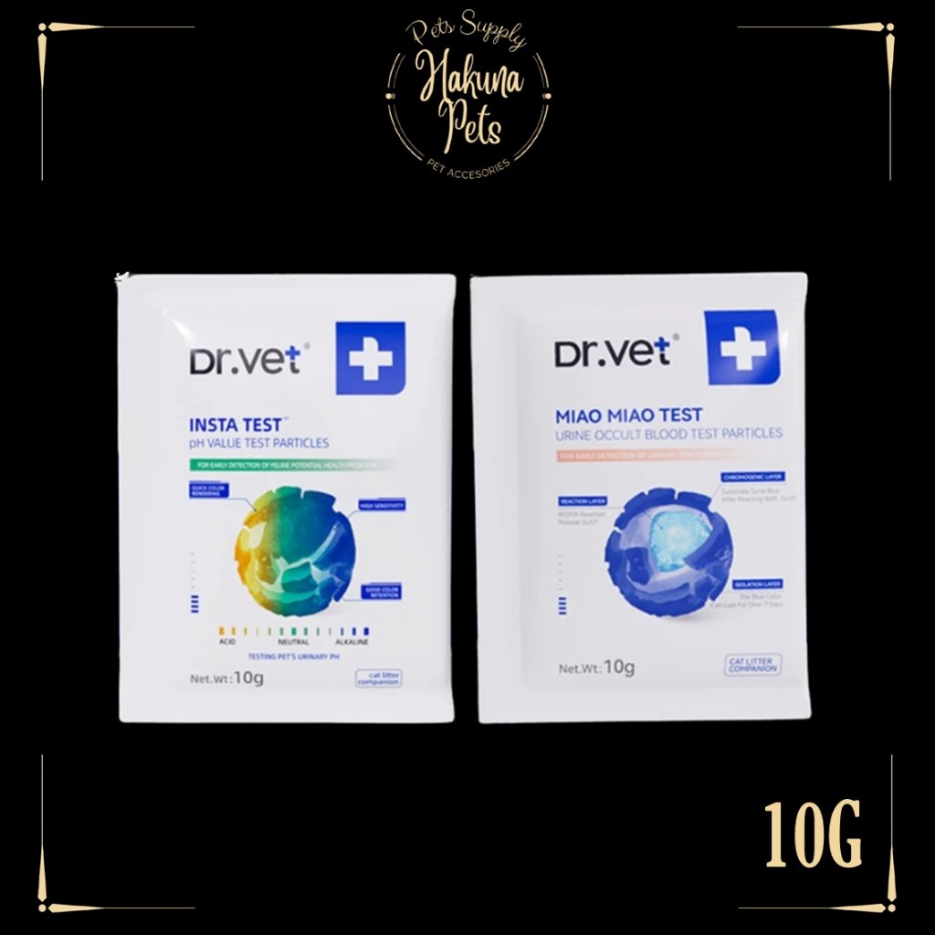 Dr.Vet Miao Miao Test Urine Occult Blood Test Particles Trial Pack/Dr ...