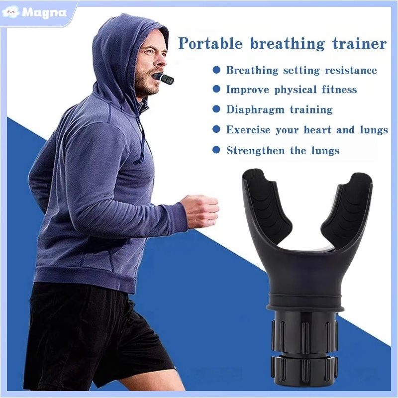 [Ready]Portable Lung Exerciser Breathing Trainer Adjustable Outdoor ...