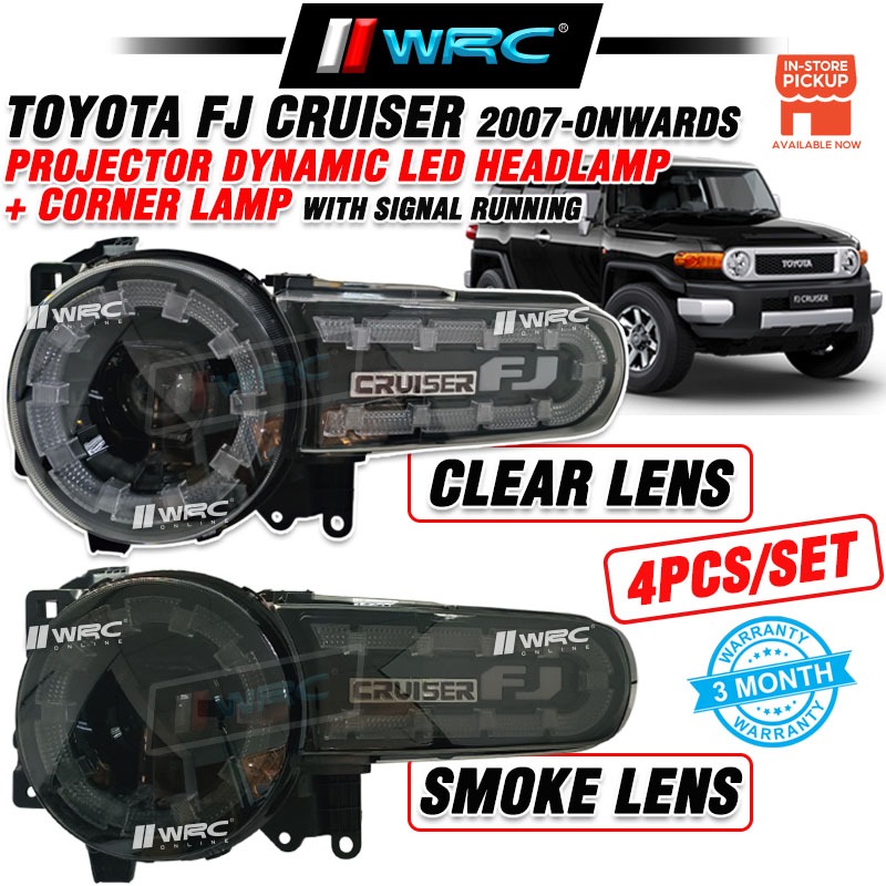 Toyota FJ Cruiser 2007 - Onwards Projector Dynamic Led Headlamp ...