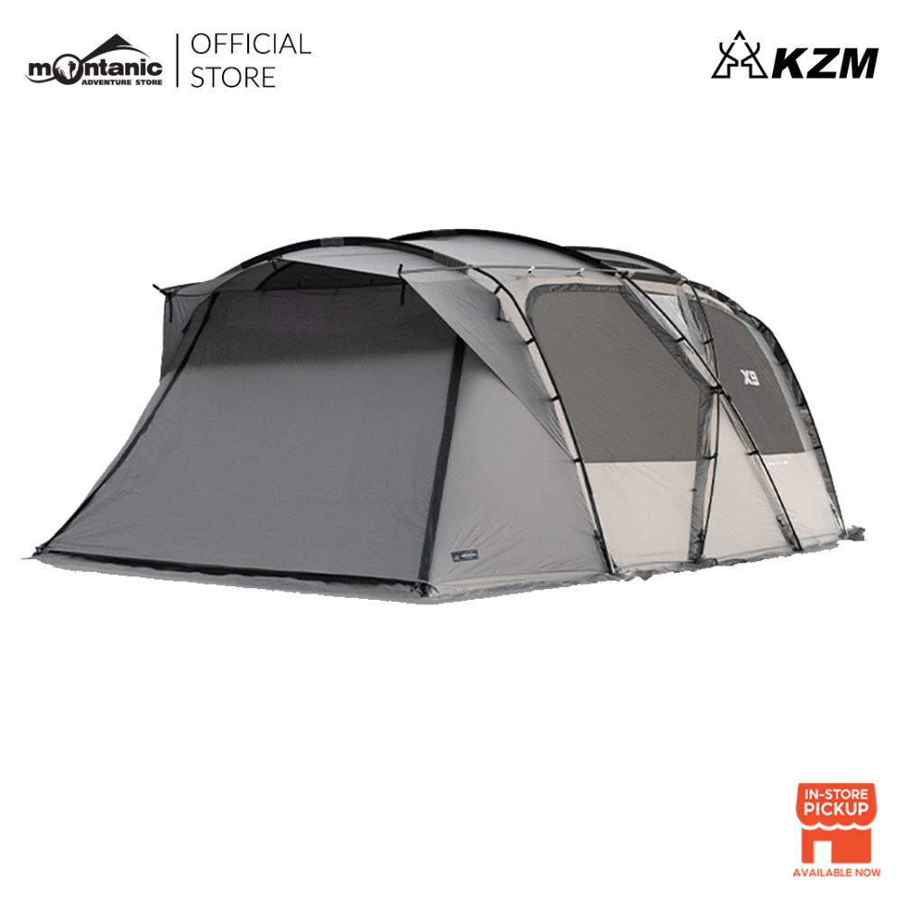 KZM NEW X9 Tent - Outdoor Tent Khemah Camping 4-5 Person Tent | Shopee ...