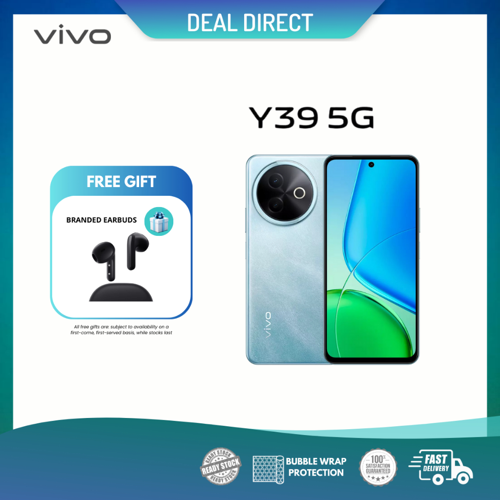 vivo Y39 5G (8GB RAM + 256GB ROM) | vivo Malaysia Warranty | Shopee Malaysia