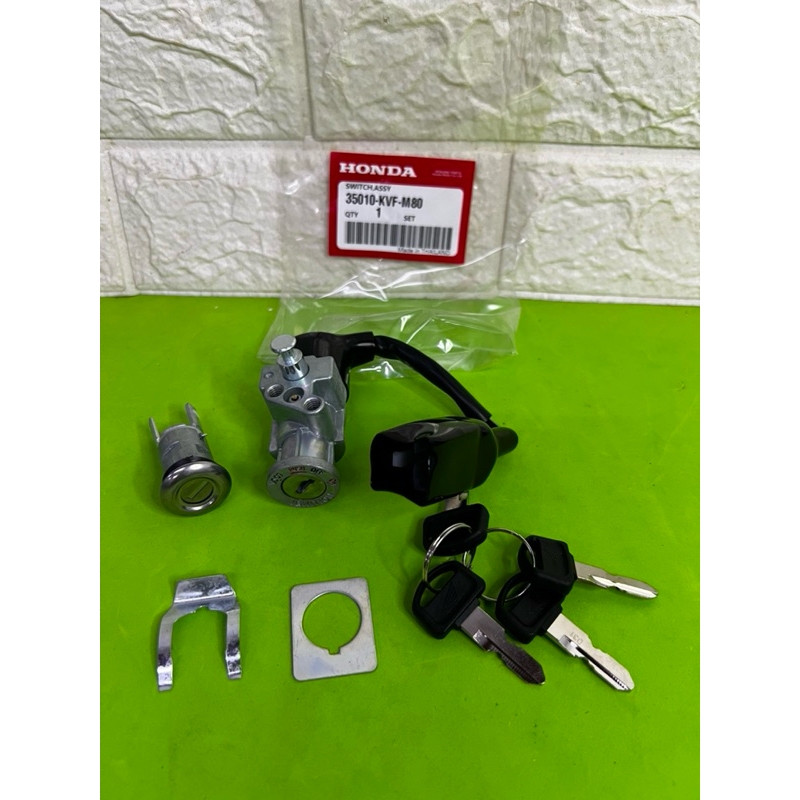 ORIGINAL Honda Ex5 Hi Power / Dream Ignition Main Switch + Seat Lock ...