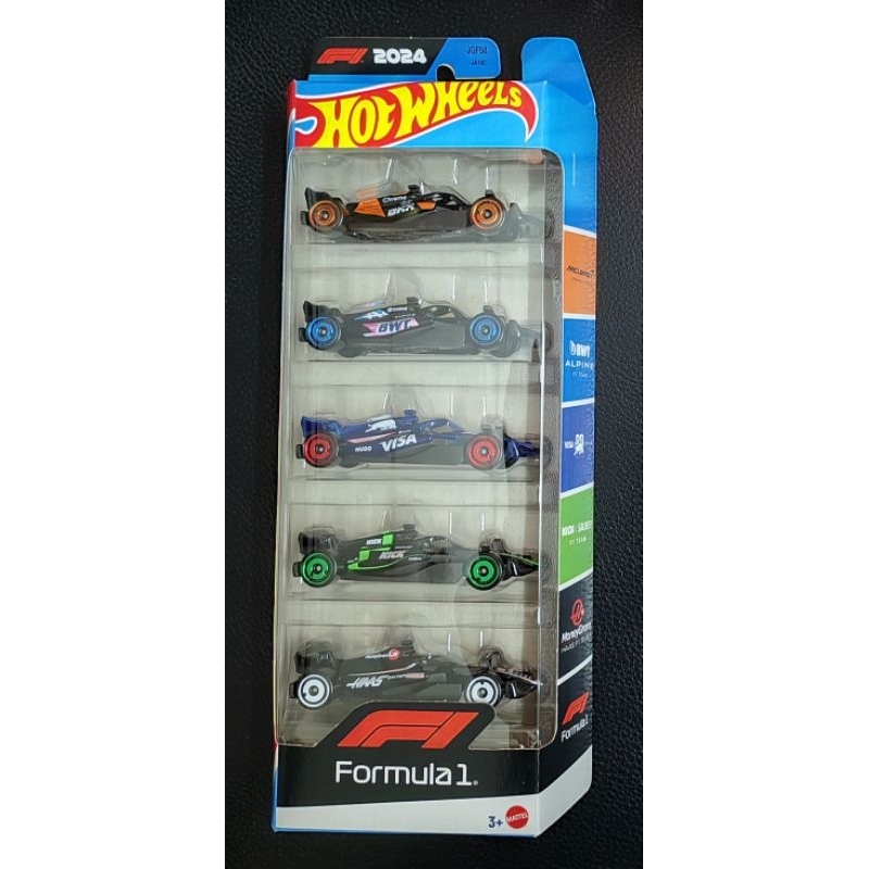 Hot Wheels F1 Formula 1 Race Team 5-Pack 2024 McLaren/ BWT Alpine/ Visa ...