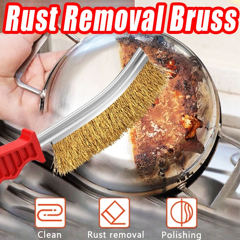 Brass Wire Brush Berus Besi Berus Tembaga Brass / Stainless Steel ...
