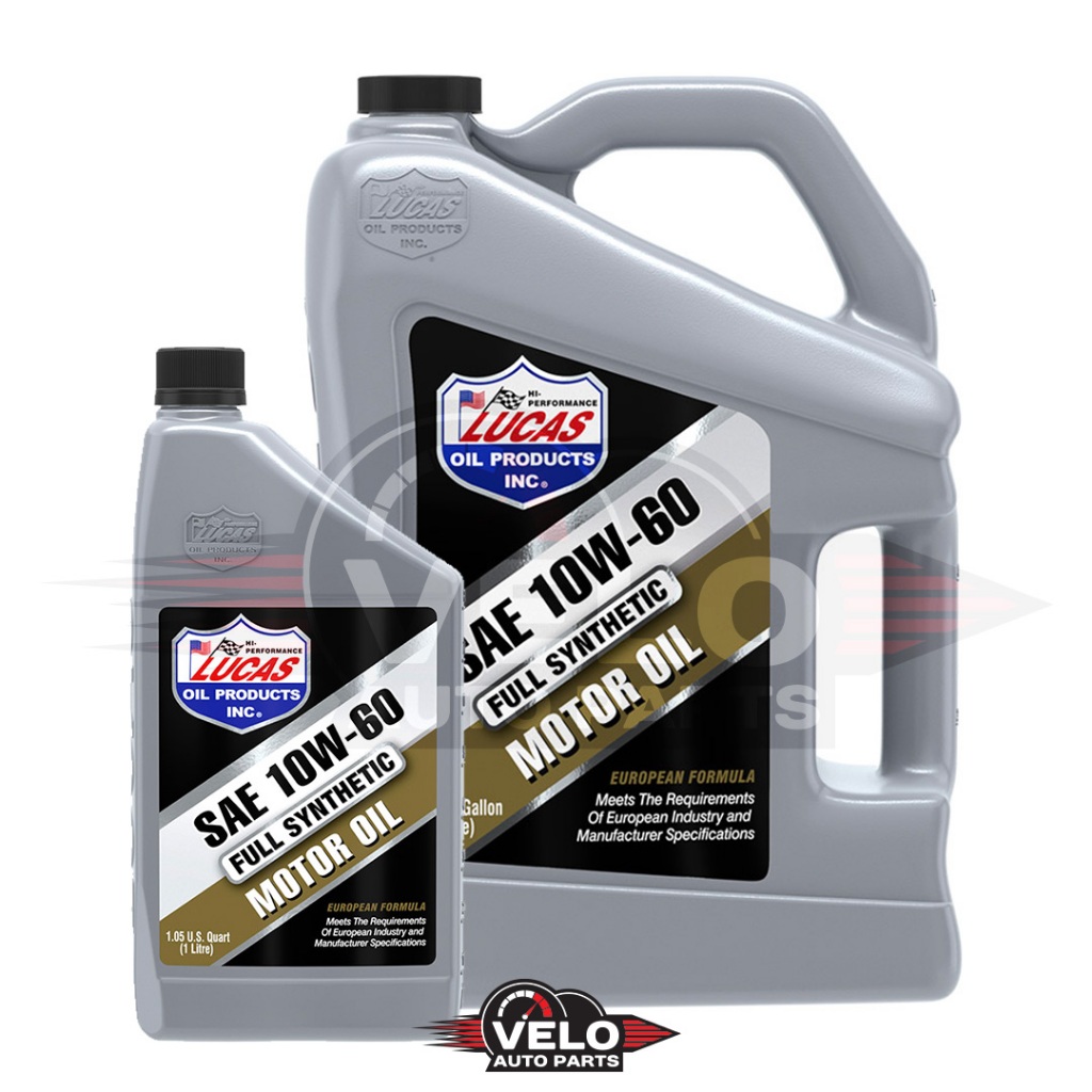 Lucas Oil Fully Synthetic SAE 10W60 European Formula Engine Oil 1Liter ...
