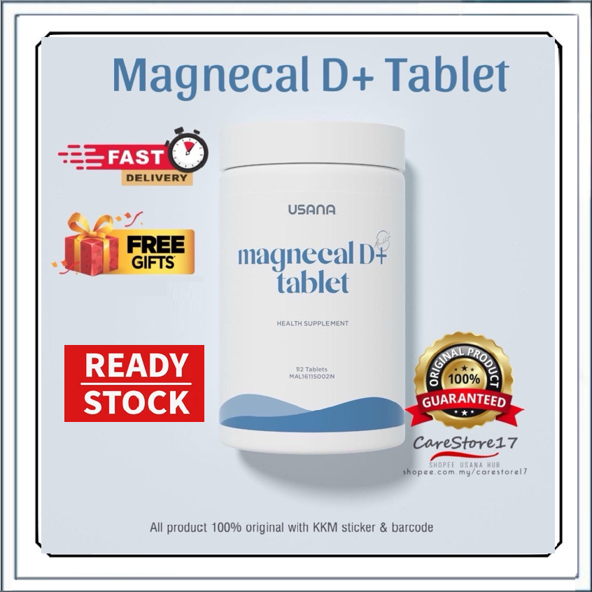 Ready stock！Usana Magnecal D Plus 活力钙镁D片 (112 tablets) Exp06/2026 ...