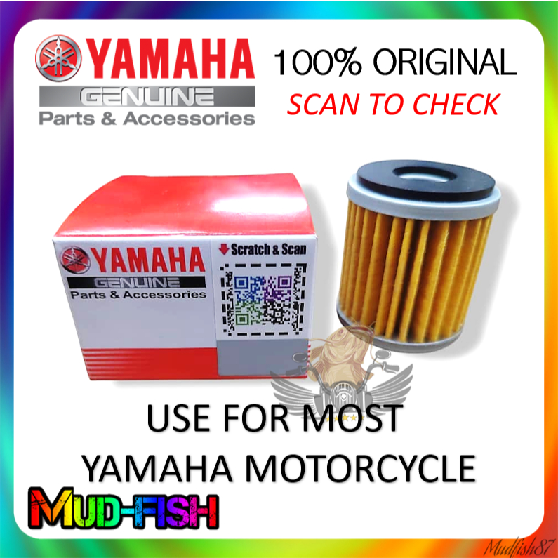 100% ORIGINAL GENUINE YAMAHA OIL FILTER FOR XMAX LC135 Y15ZR Y16ZR ...