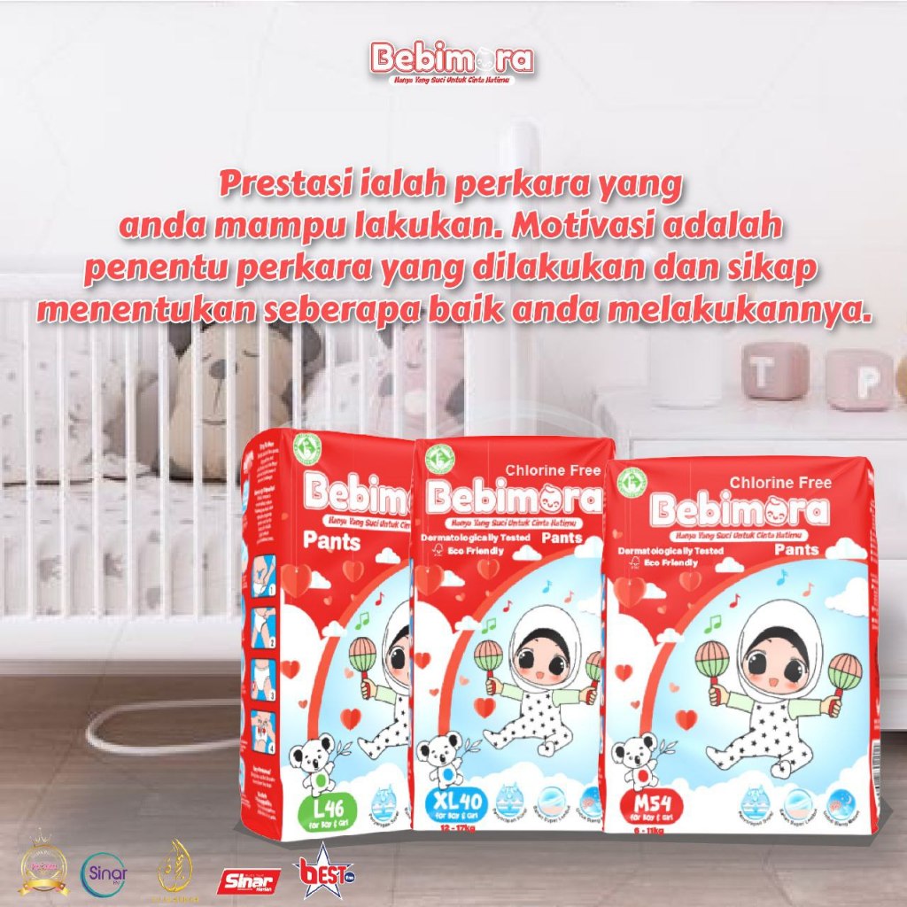 Kombo 3 pek Bebimora Diapers Pakai Buang FREE GIFT ADA | Shopee Malaysia