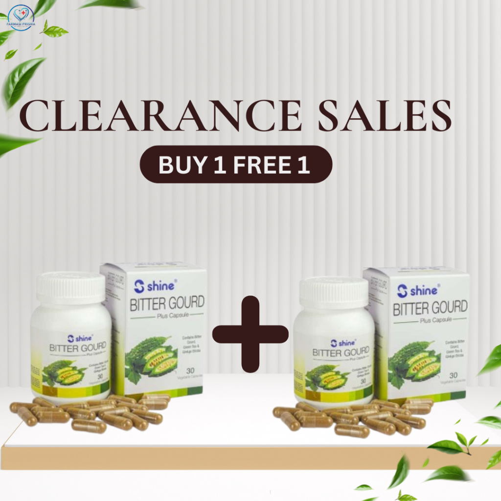 [BUY 1 FREE 1] SHINE BITTER GOURD PLUS CAPSULE 30'S / SUPPLEMENT FOR ...