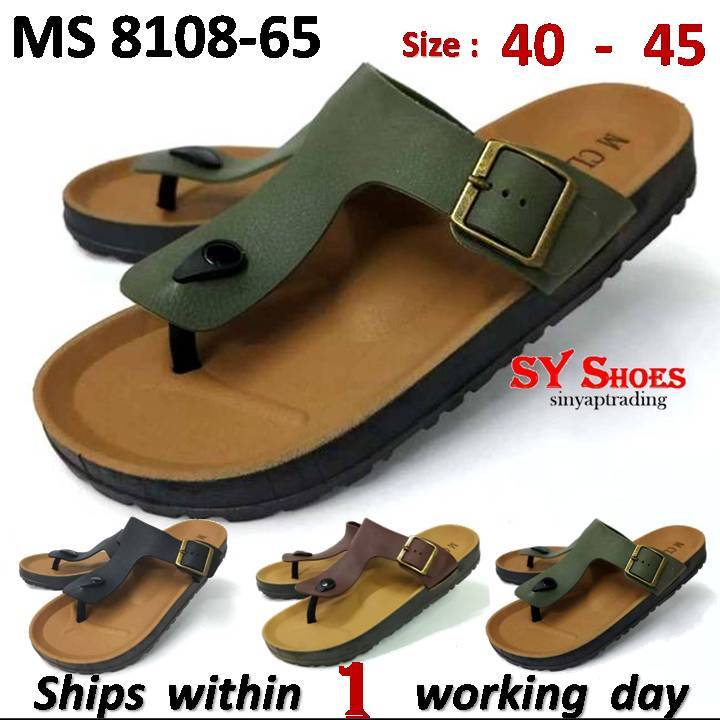 (SY Shoes) "M-Class" Adult's Adjustable Buckle With Comfortable Rubber ...