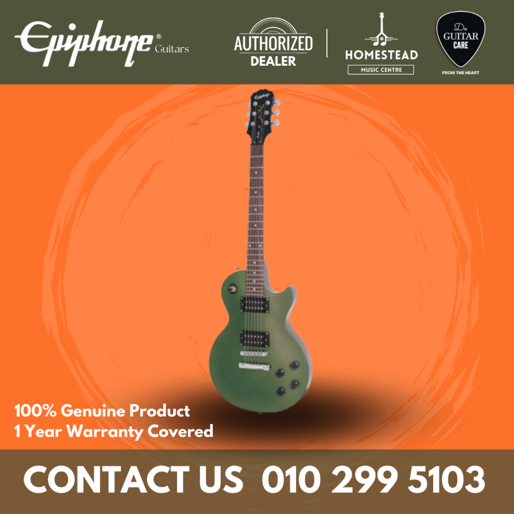 Epiphone Chameleon Les Paul (Lime Green) | Shopee Malaysia