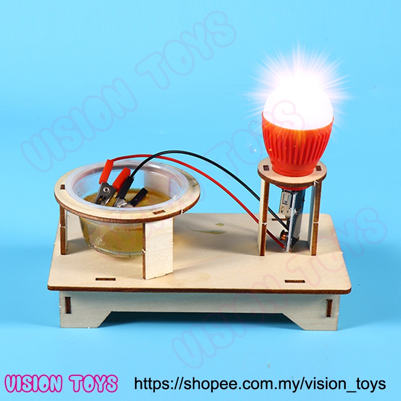 Elektrik Larutan Garam 盐水发电 Salt Solution Electric Generator Education ...