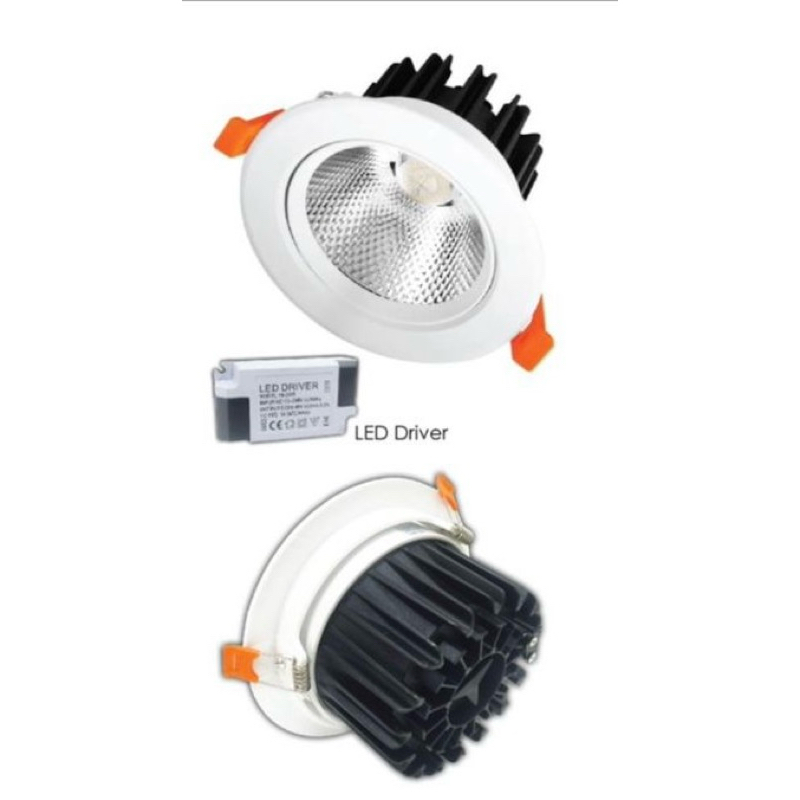 EYEBALL LED COB 12W Downlight Spotlight Ceiling Lampu | Shopee Malaysia