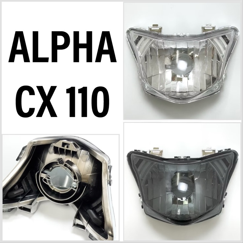 VISS HONDA ALPHA 110 WAVE CX CX110 HEAD LAMP HEAD LIGHT LAMPU DEPAN ...