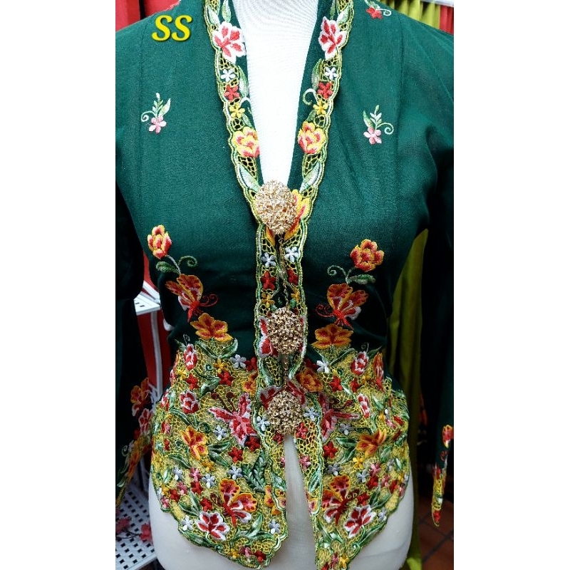 Kebaya Sulam Nyonya Embroidery Traditional Hand Made(SS) | Shopee Malaysia
