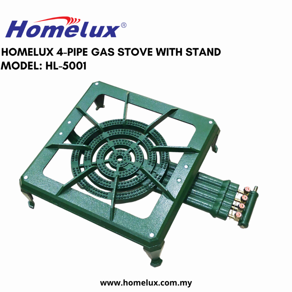 HOMELUX CAST IRON GAS STOVE/DAPUR GAS HL SERIES HL-5001 | Shopee Malaysia