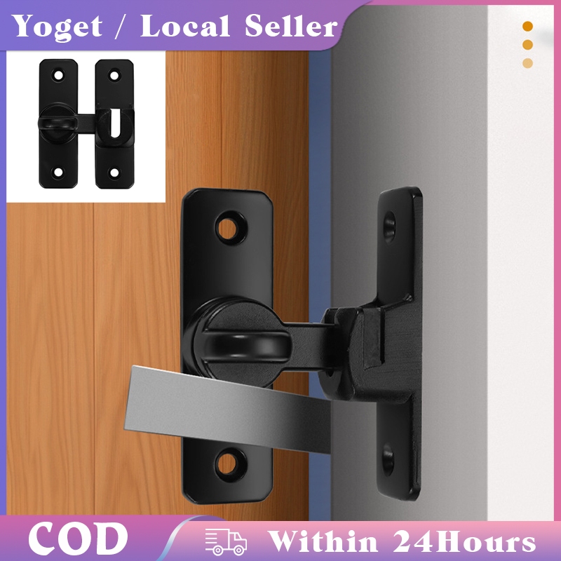 90/180 Degree Flip Door Lock / Dual Purpose Anti-theft Buckle Key Lock ...
