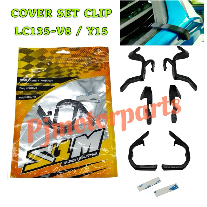 LC135 V8 Fi / Y15 Y15ZR V1 V2 - SIDE COVER SET CLIP / TEPI KAVER ...
