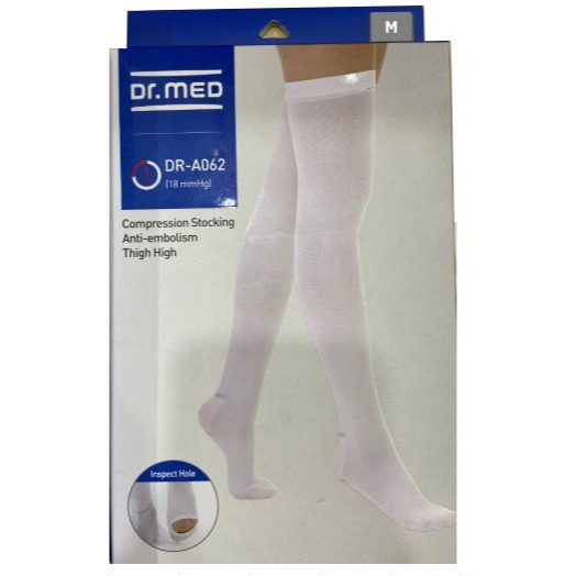 DR MED Compression Stocking Anti-Embolism Thigh High (Size M) | Shopee ...