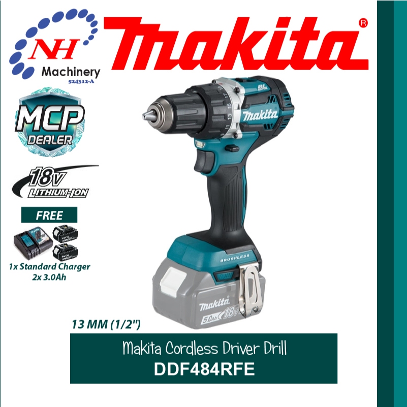 MAKITA DDF484 RFE/Z - CORDLESS DRIVER DRILL | Shopee Malaysia