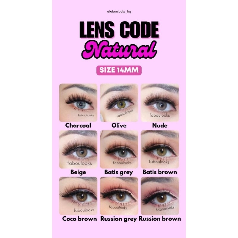 FABOULOOKS MATA RAYA CANTIK | CONTACT LENS RAYA (READY STOCK) | Shopee ...