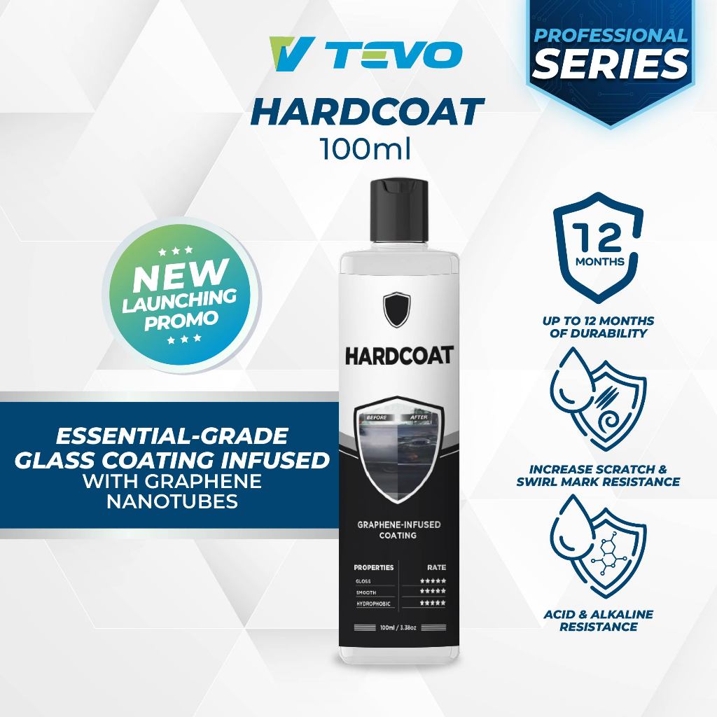 TEVO HardCoat Graphene Coating For Car Paint (100ml) | Shopee Malaysia