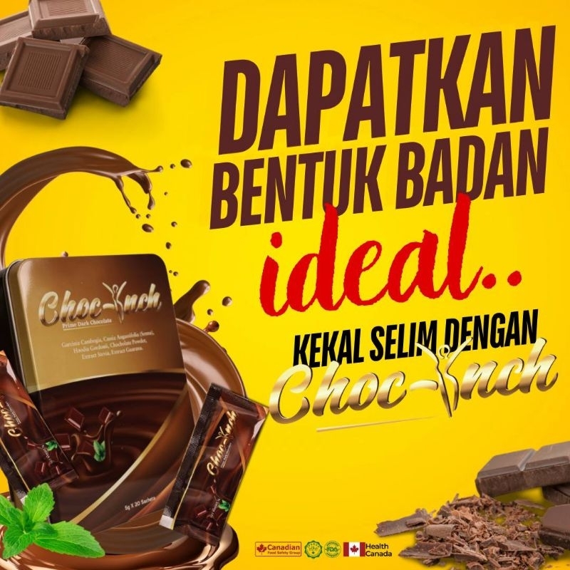 💥CHOC INCH UBAT KURUS ORIGINAL COKLAT KURUS SLIMMING BERKESAN💥 | Shopee ...
