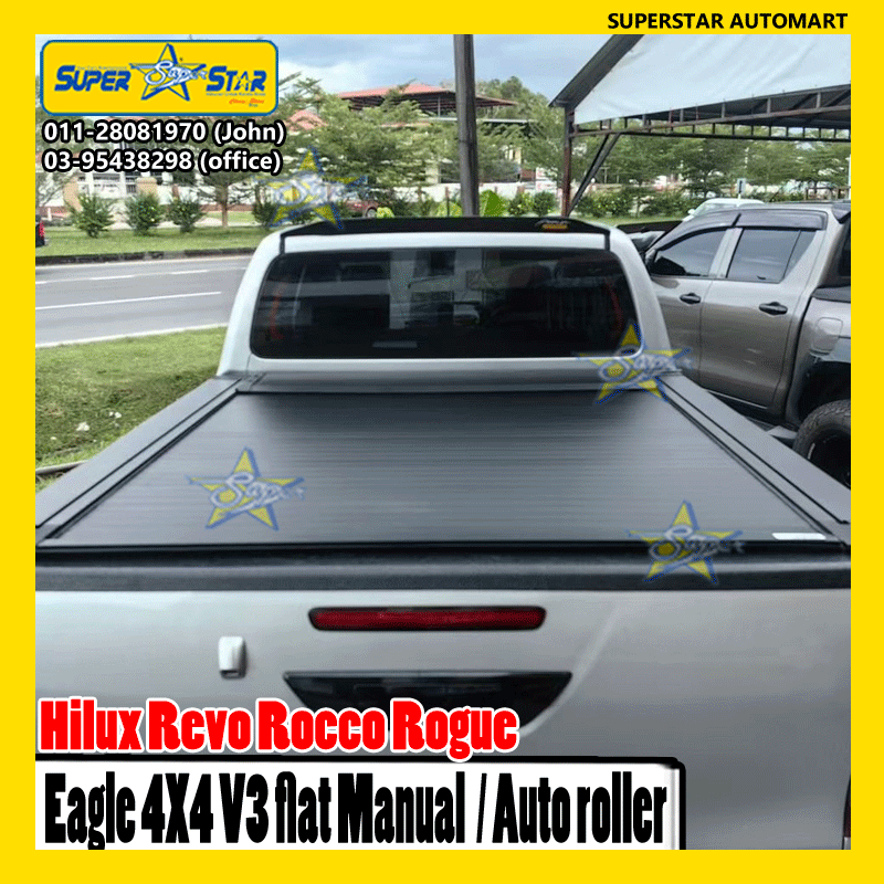 TOYOTA HILUX REVO/ROCCO/ROGUE / GRS SLIM DESIGN ROLLER SHUTTER AUTO ...