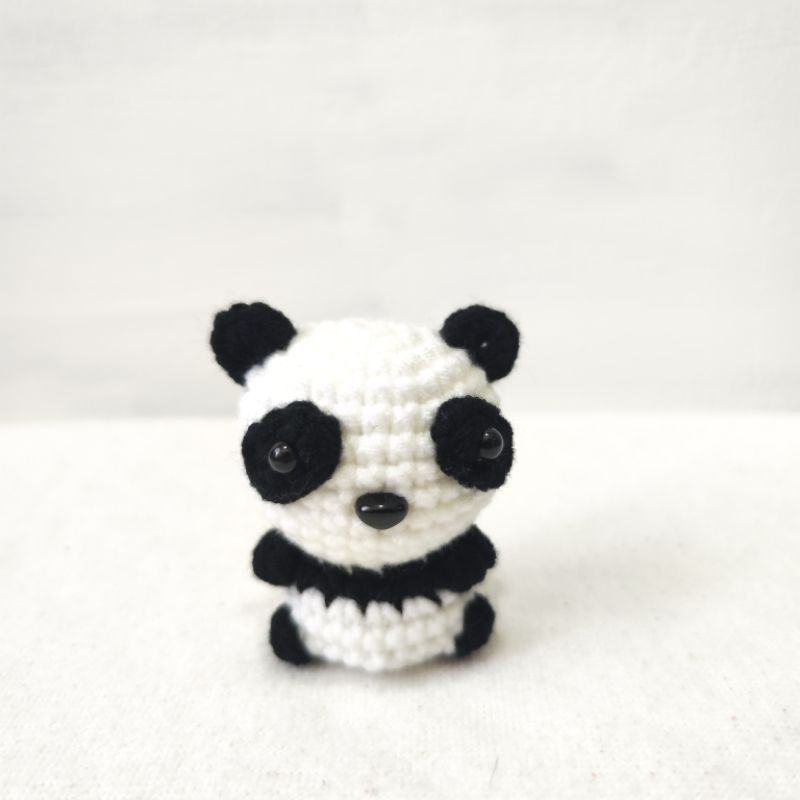 Handmade Crochet Panda Keychain | Plushie Amigurumi | Gifts | Shopee ...