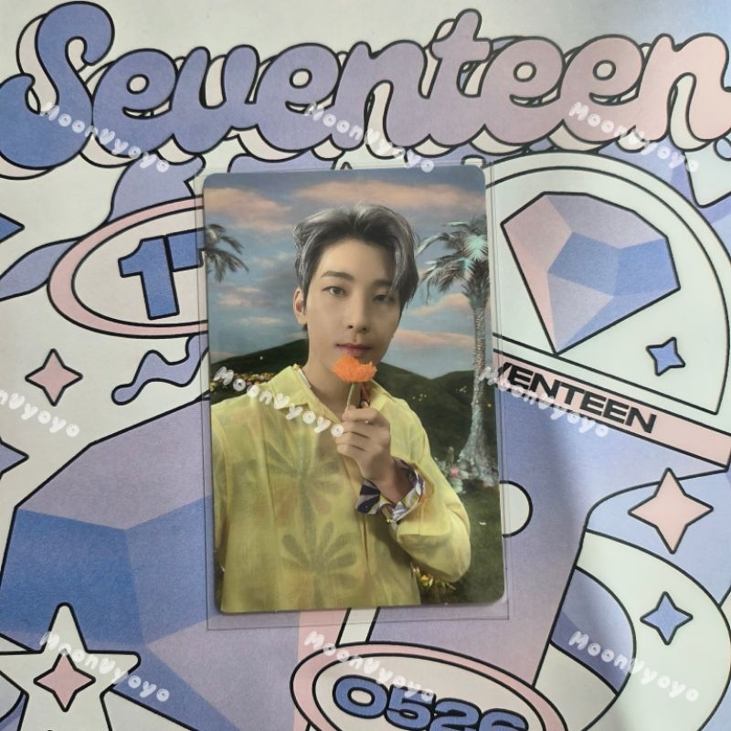 SVT SEVENTEEN 4TH ALBUM REPACKAGE SECTOR 17 COMPACT VER OFFICIAL PHOTOCARD WONWOO | Shopee Malaysia