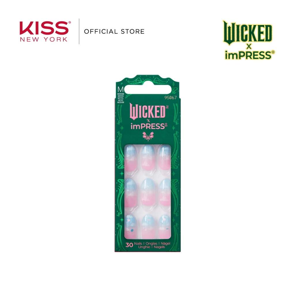 WICKED X imPRESS Press On Nails - Destined To Fly (NO GLUE Mani, Super ...