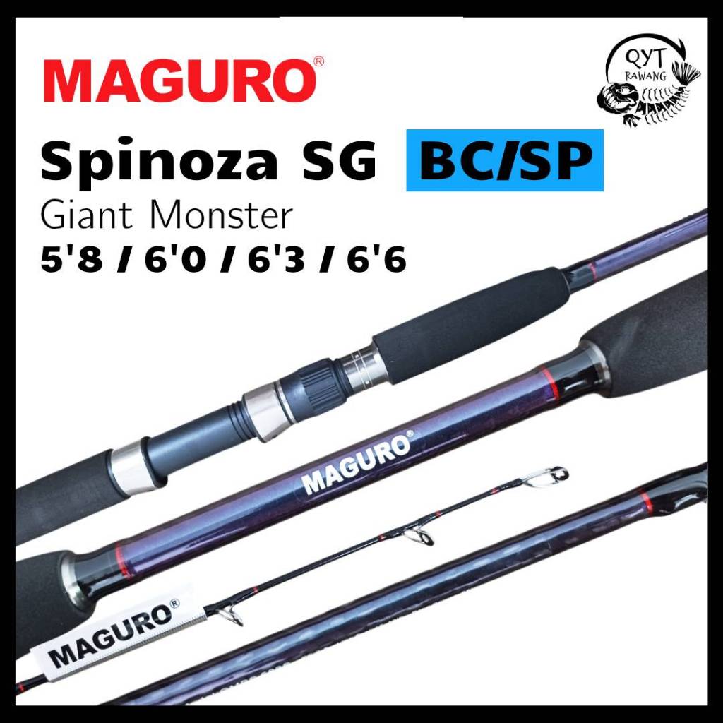 MAGURO SPINOZA SG GIANT MONSTER, BUTT JOINT FISHING ROD | Shopee Malaysia