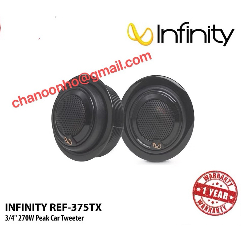 Infinity REF-375TX 3/4" (19mm) 135w Peak Car Tweeters | Shopee Malaysia