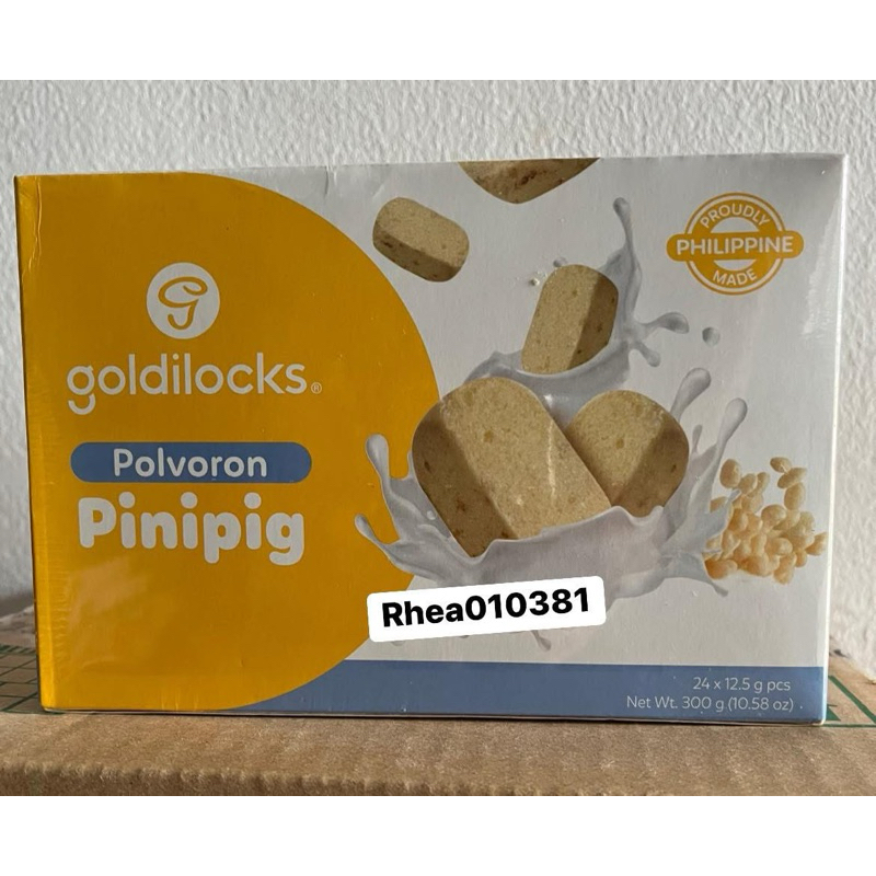 Goldilocks Polvoron Pinipig 24 x 12.5grams Short Bread | Shopee Malaysia