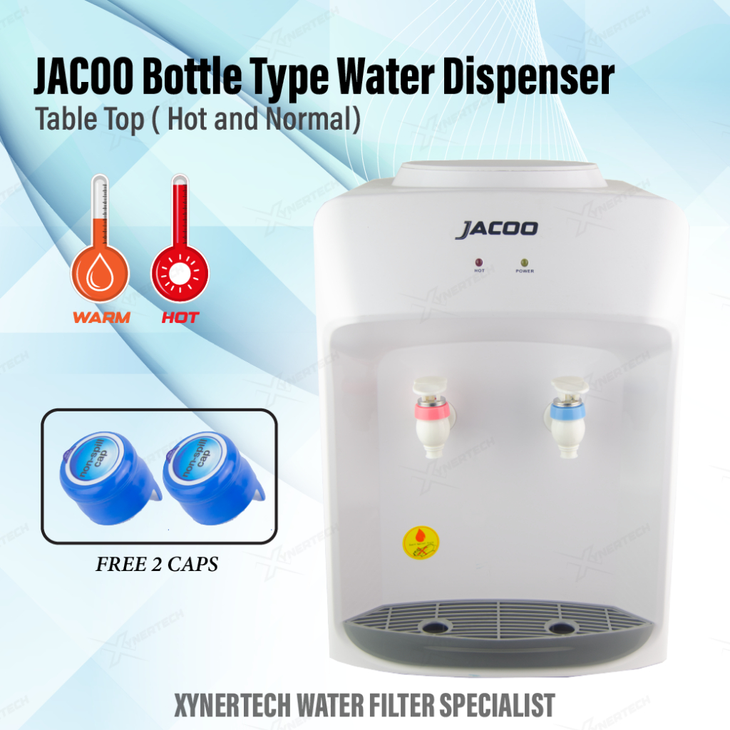 JACOO Hot & Normal Bottle Type Water Dispenser Hot Warm Easy ...