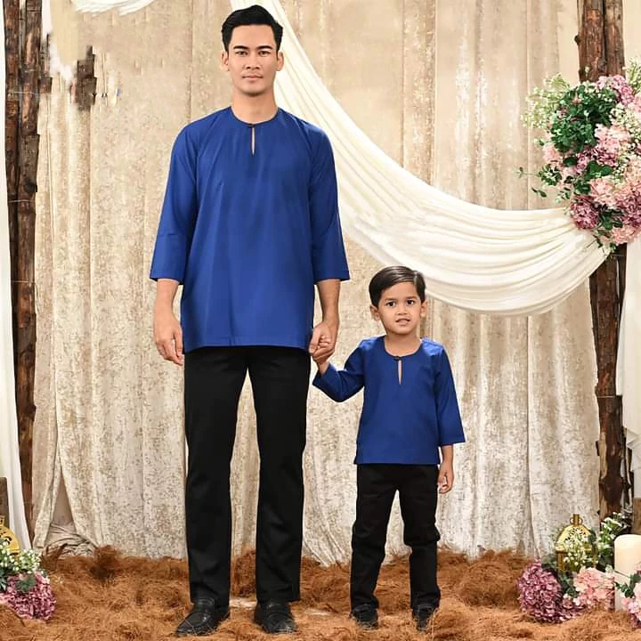 Kurta Dewasa Lelaki Lengan Pendek Material Cotton - Kurta Lelaki Dewasa ...