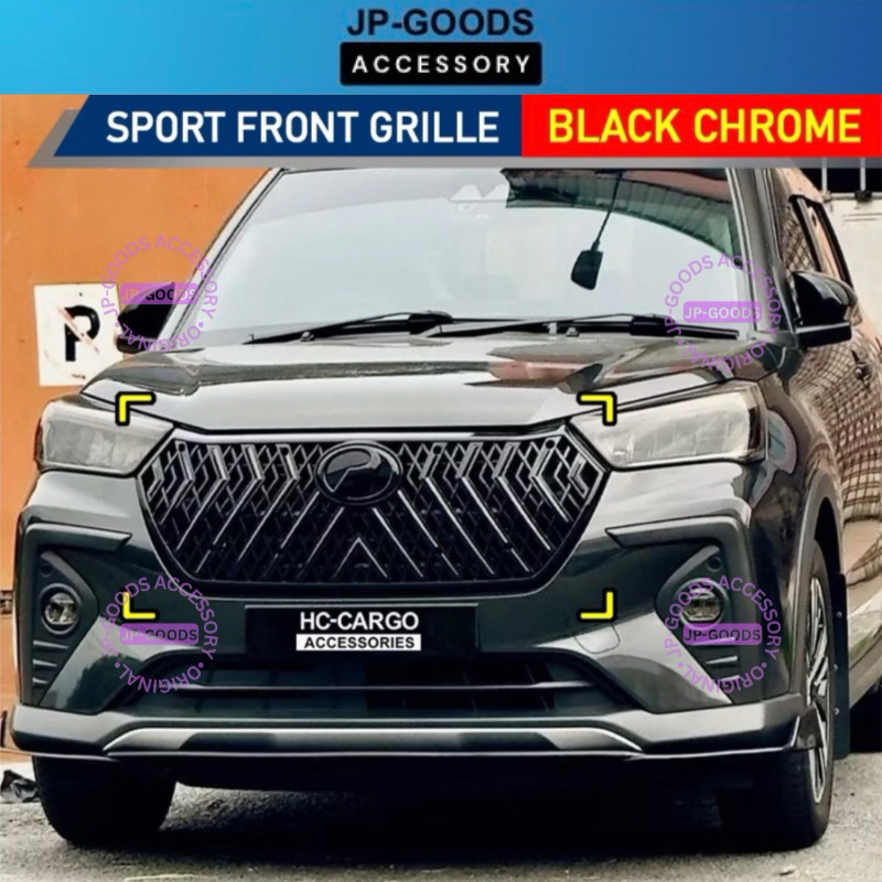 Perodua Ativa 2021-2025 Front Grille LEXUS Dark Knight Design Grilles ...