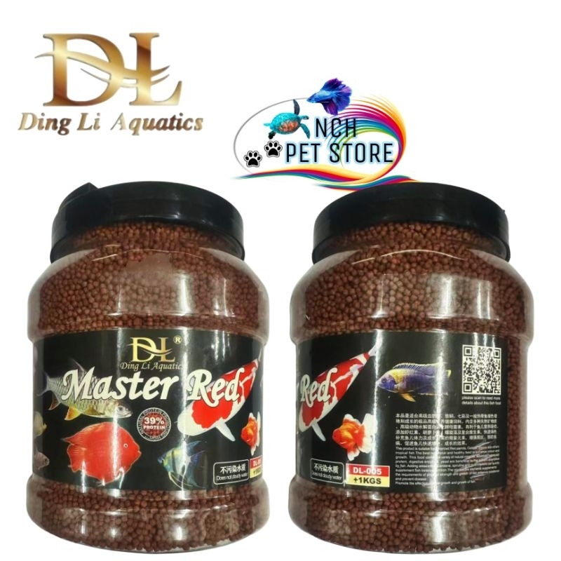 DL MASTER RED FISH FOOD 1KG+- | Shopee Malaysia