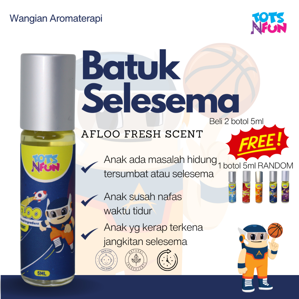 Afloo Fresh Scent TotsNFun Bantu Mengurangkan Dan Melegakan Anak Batuk ...