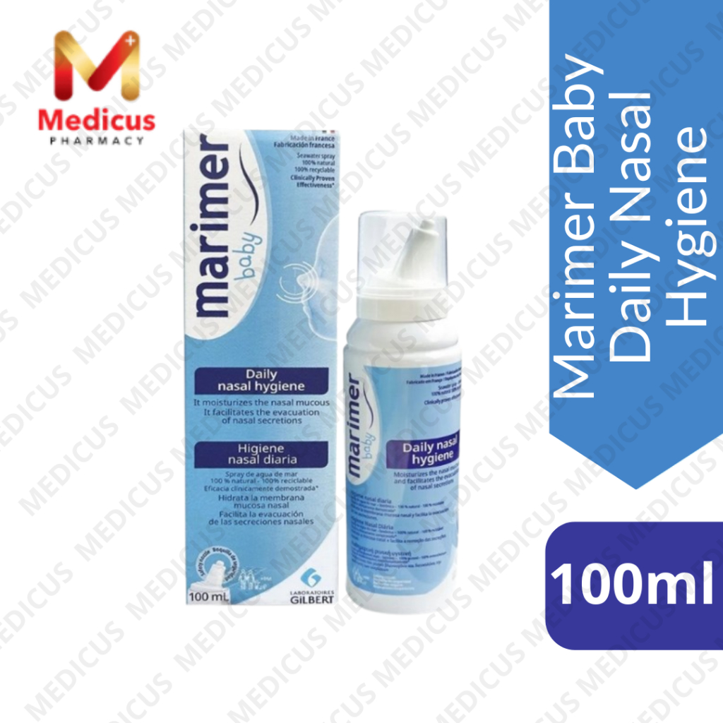 Marimer Baby Daily Nasal Hygiene Spray 100ml (Exp: 08/2025) | Shopee ...