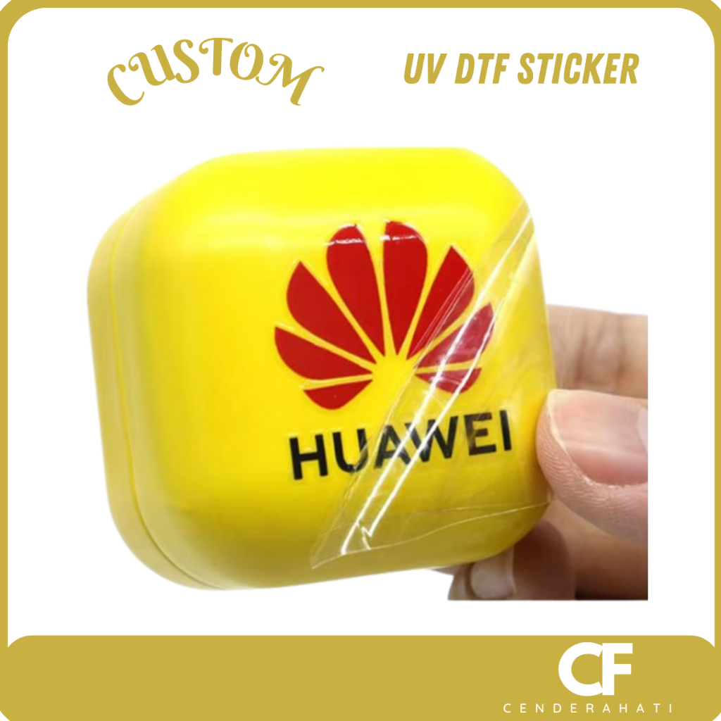Custom Sticker-3D Transfer Sticker UV LOGO Leave Word Stamping Self ...