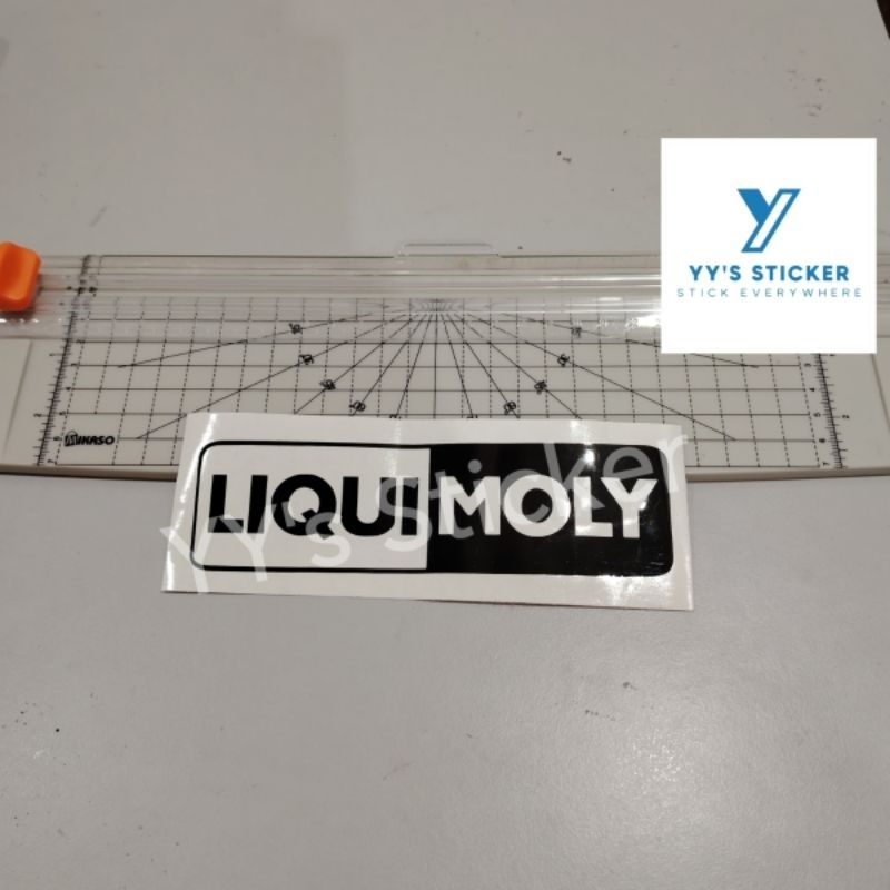 Liqui Moly Car Vinyl Sticker (Oracal) | Shopee Malaysia