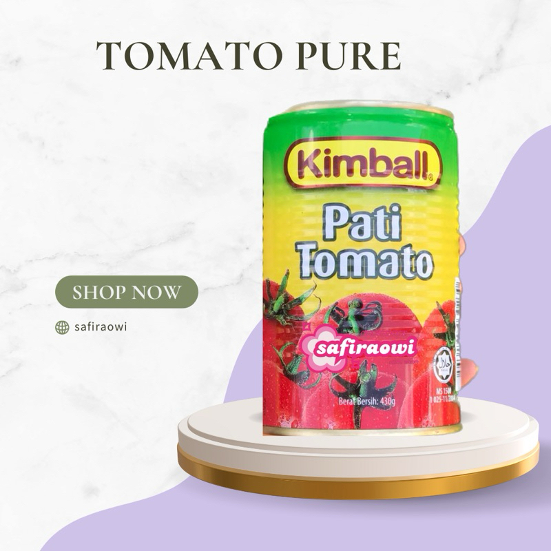 🔥 Ready Stock 🔥Tomato Puree | Pati Tomato Kimball @ 430gram | Shopee ...