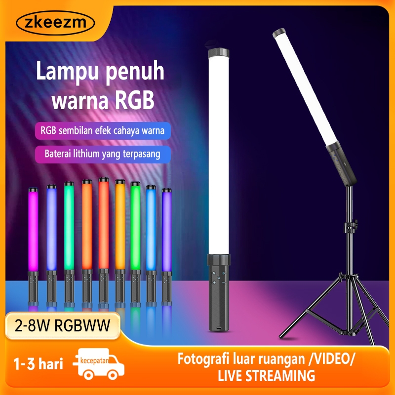 ZKeezm RGB light peripheral lighting for shooting fill light stick ...