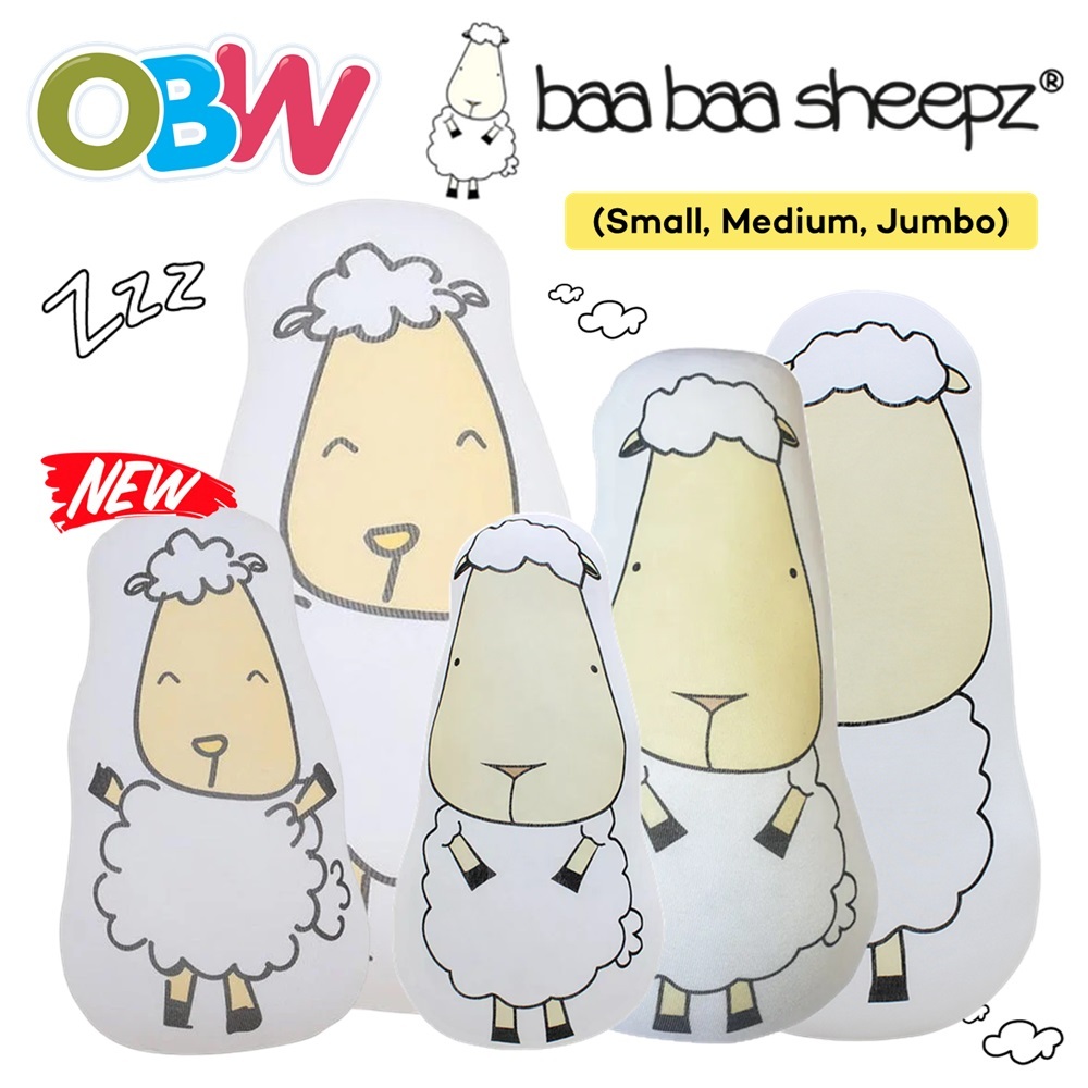 Baa Baa Sheepz Hug Buddy Baby Pillow | Bamboo Bed Time Buddy | Shopee ...