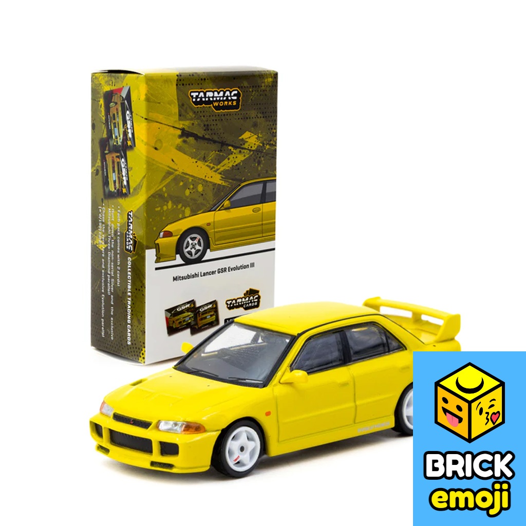 Tarmac Works Mitsubishi Lancer GSR Evolution III Yellow T64G-050-YL ...